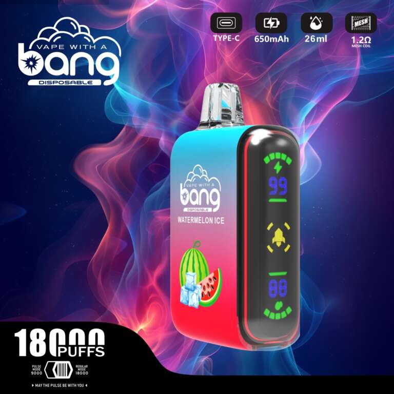 Bang Tornado 40000 40K Puffs Großer Rauch LED-Display Einweg-Vape - 24H VAPE