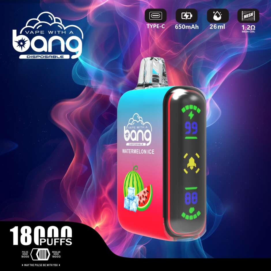 Bang King 50000 50k Puffs 2% 3% 5% Nicotina Doppio Gusto Display LCD ...
