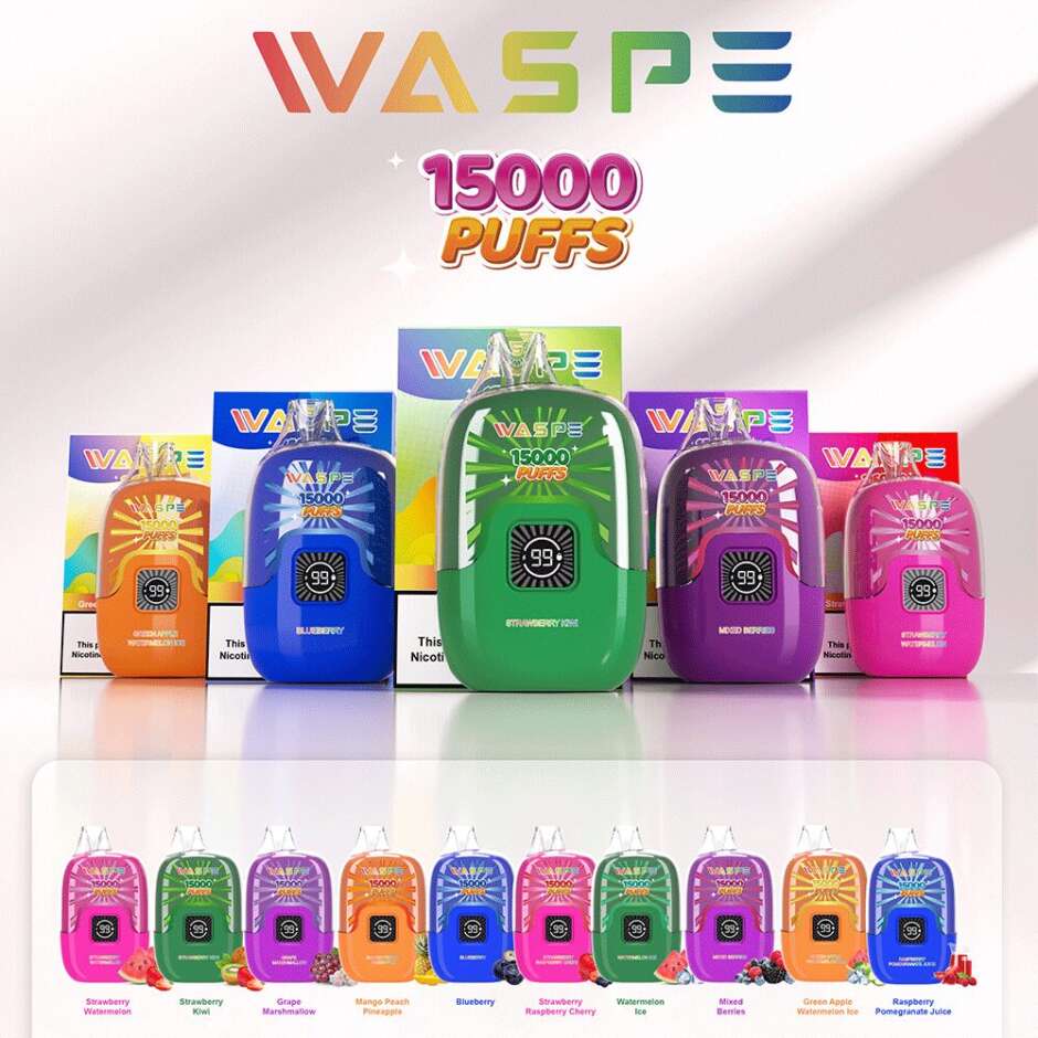 WASPE 60000 60k Puffs 3 en 1 Sabores Nuevo Original Recargable Pantalla ...