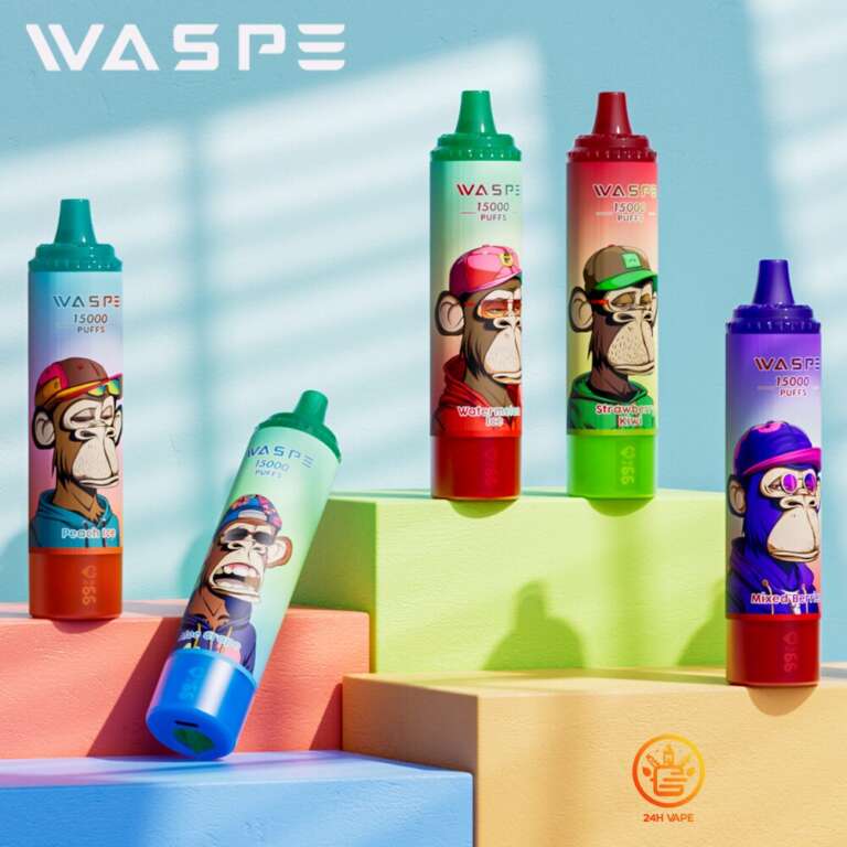 WASPE Crystal 40000 40K Puffs - Vape desechable con pantalla LCD y ...