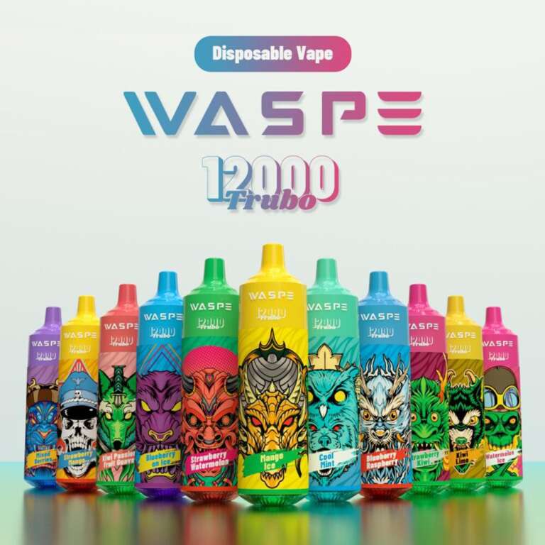 WASPE 40000 40K Puffs Doppio Gusto Display LCD Vape Monouso - 24H VAPE