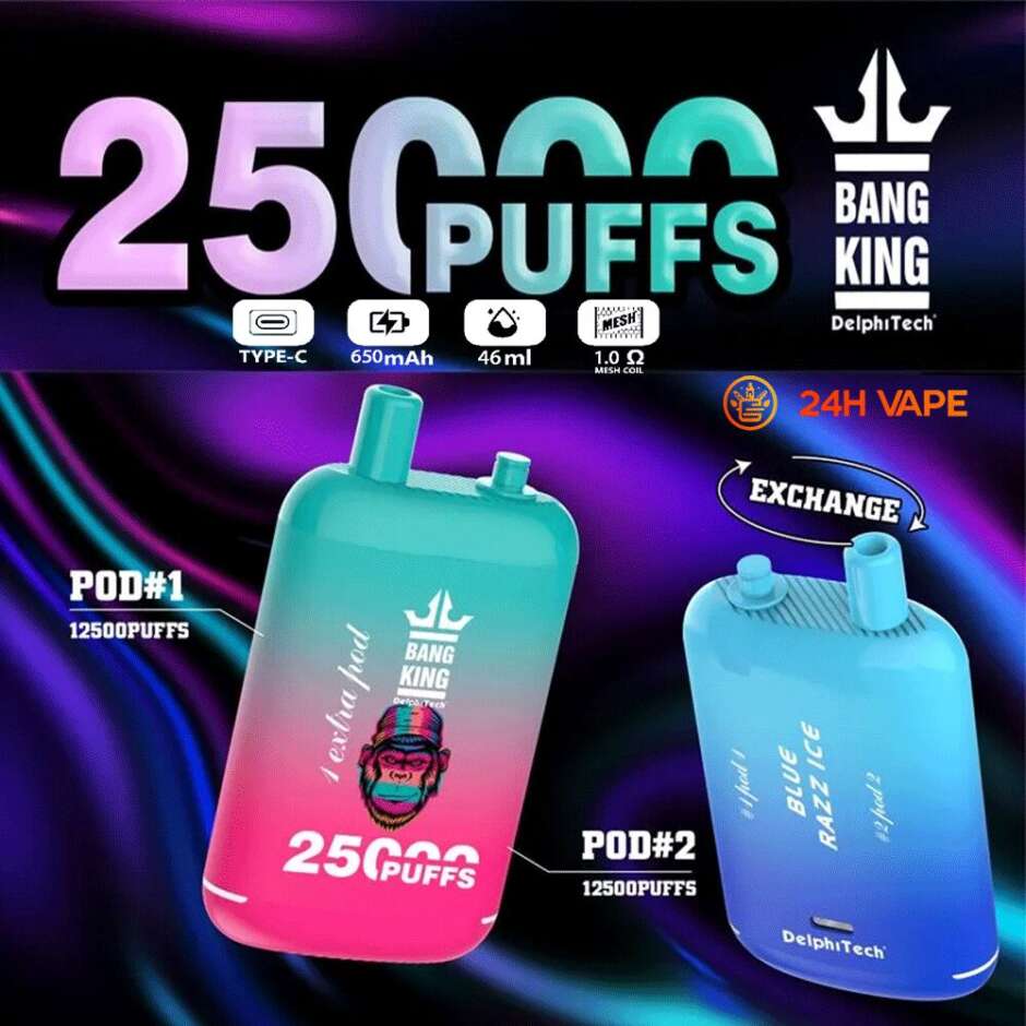 Bang King 30000 Pro, el más nuevo vaporizador desechable con 30 000 bocanadas y 30 000 - VAPE 24 ...