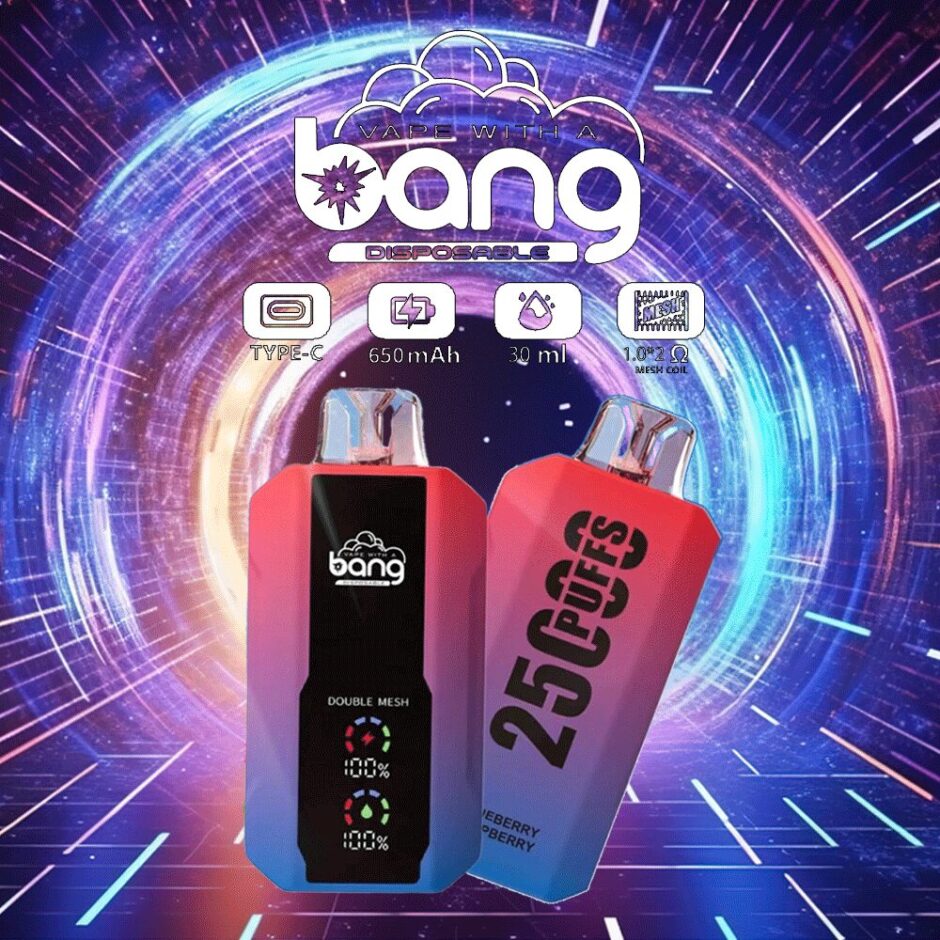 Bang 30000 30k Puffs 0% 2% 3% 5% Nicotine Double Taste LCD Display Disposable Vape - 24H VAPE