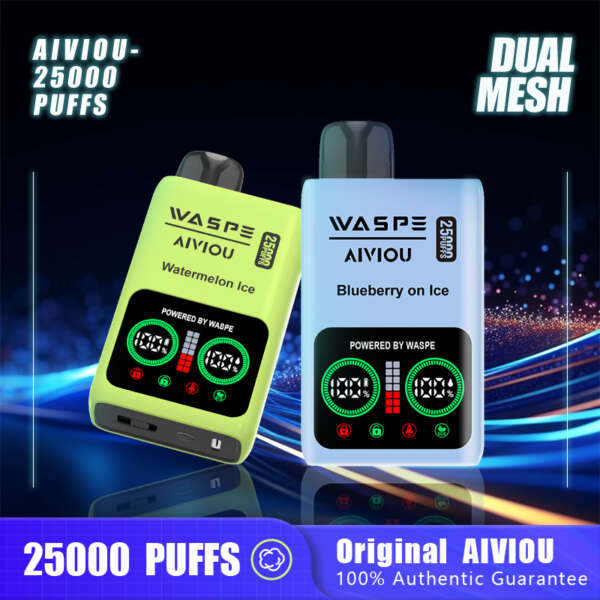 WASPE 40000 40K Puffs Doppio Gusto Display LCD Vape Monouso - 24H VAPE