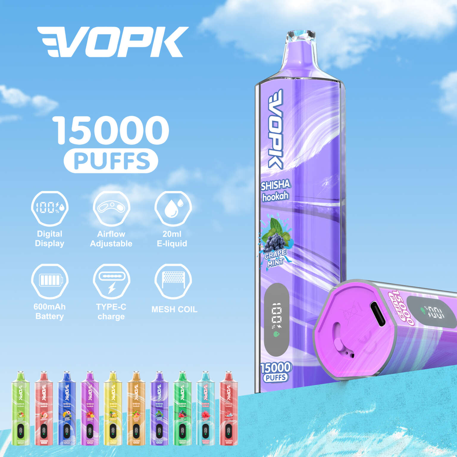 JNR Media Max 40000 40K Puffs Originele intelligente wegwerp-vape - 24H ...