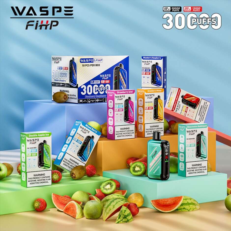 WASPE 60000 60k Puffs 3 in 1 Flavors Newest Original Rechargeable LED ...
